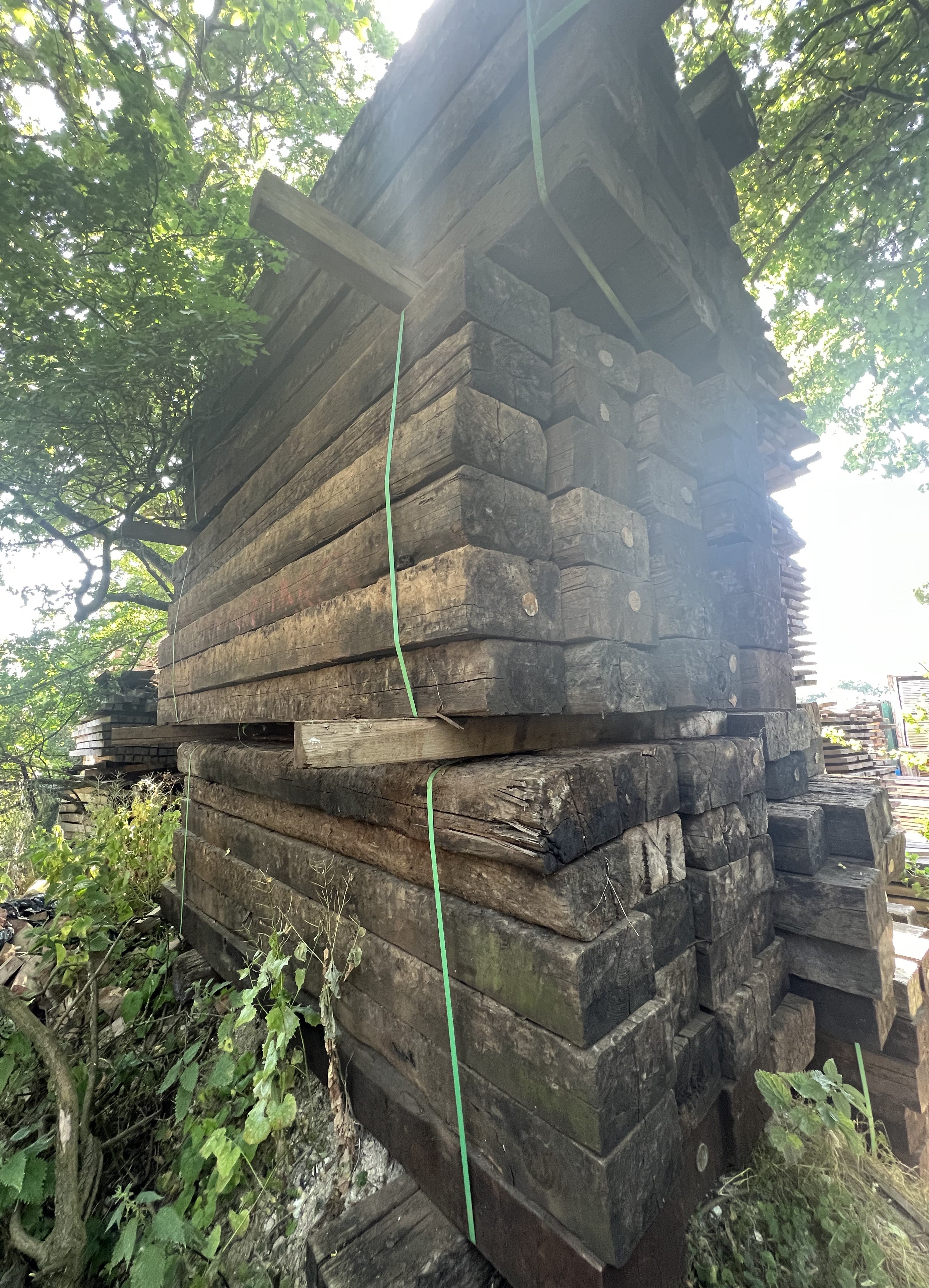 Reclaimed Crossing Railway Sleeper – Davids Timber LTD