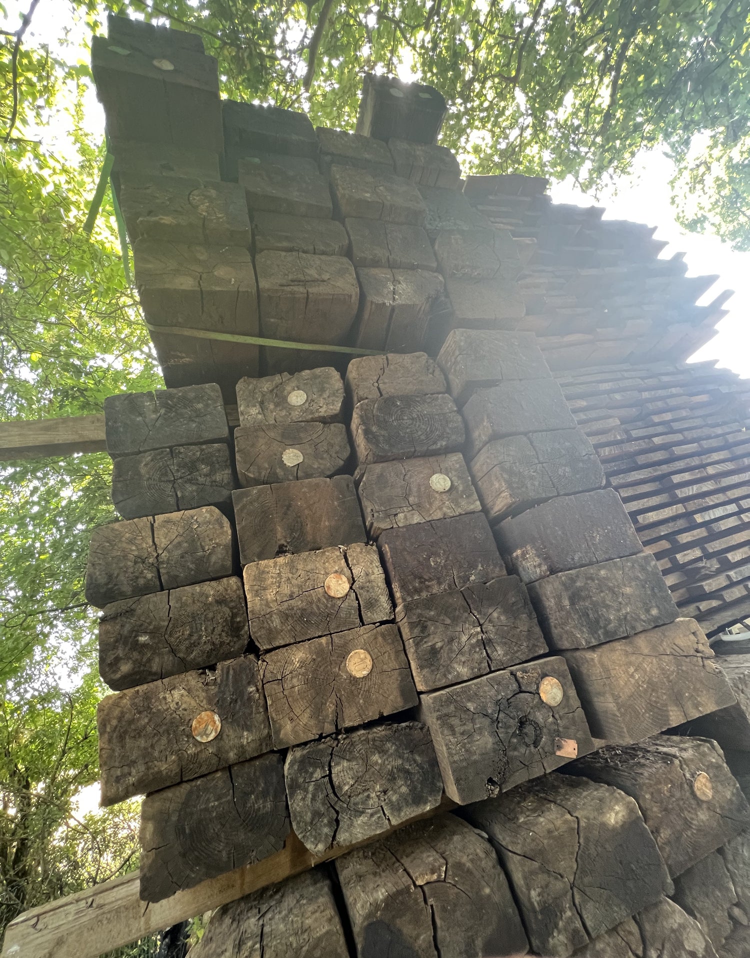 Reclaimed Railway Sleepers | Used Railway Oak Sleepers – Davids Timber LTD