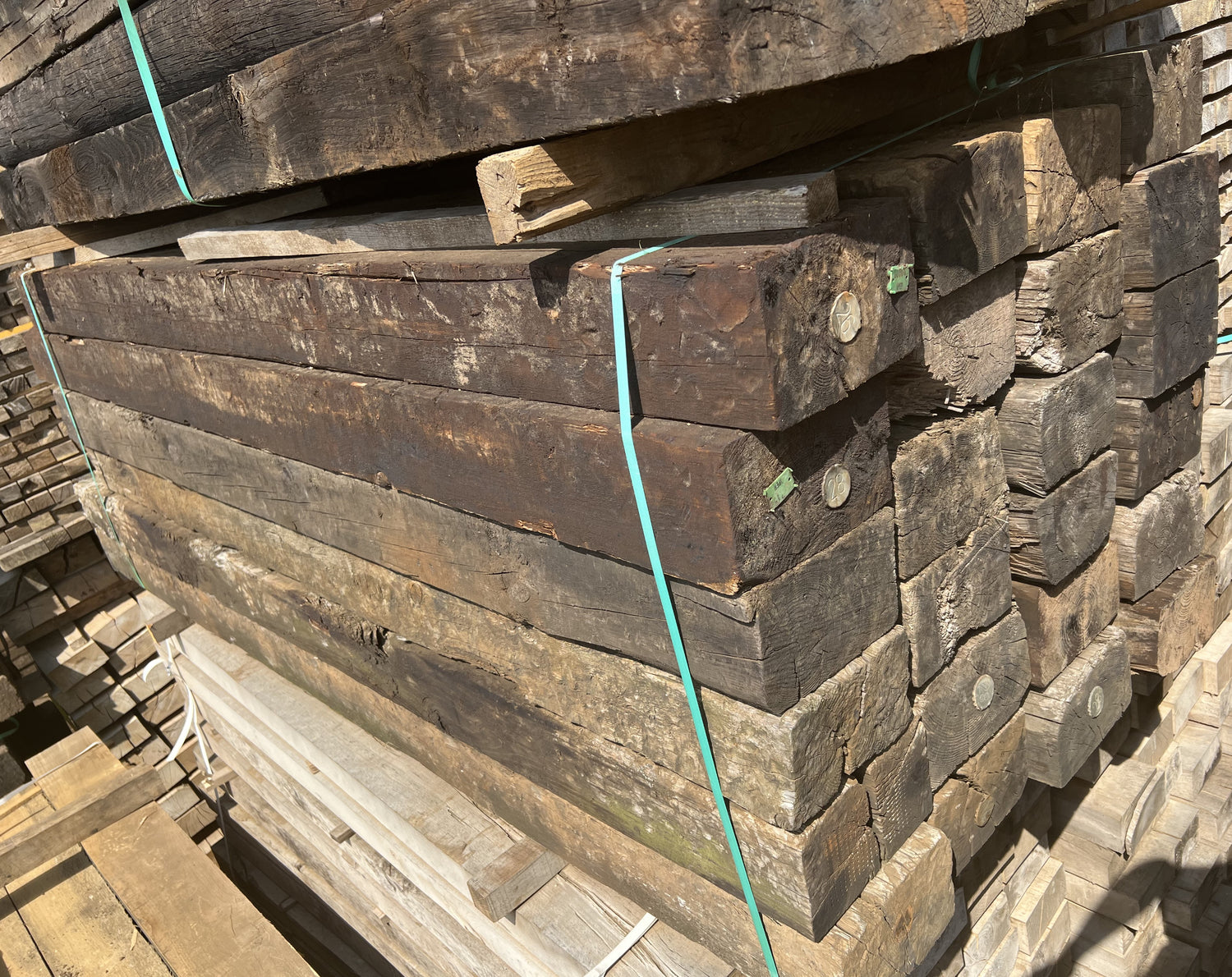 Reclaimed Crossing Railway Sleepers – Davids Timber LTD