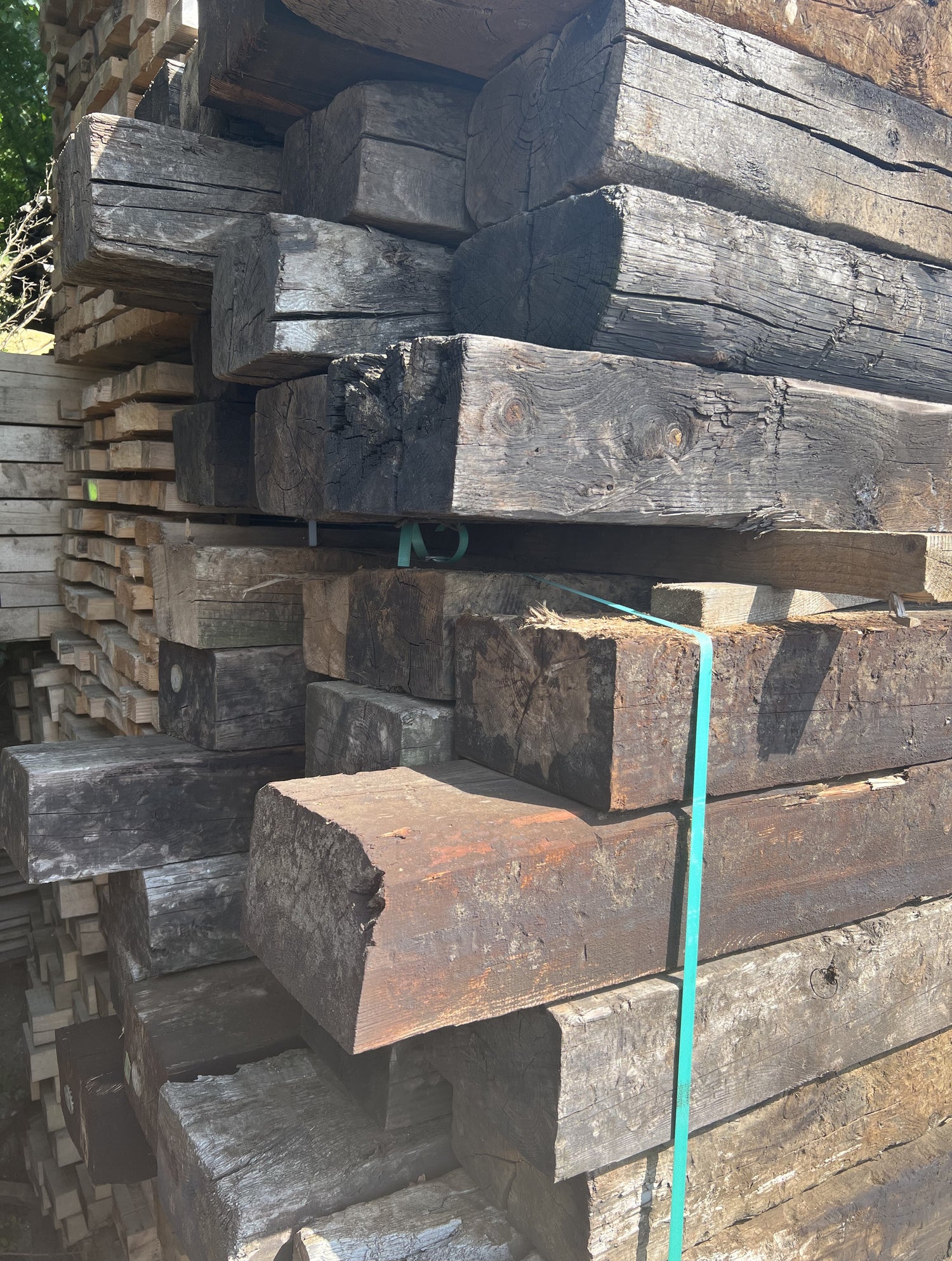 Reclaimed Crossing Railway Sleepers – Davids Timber LTD