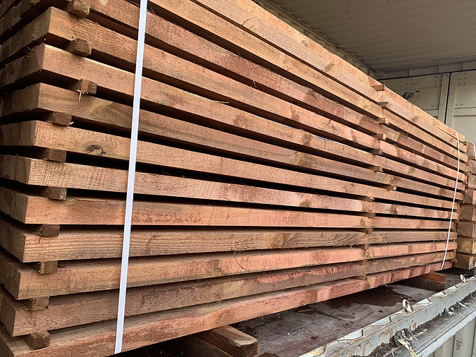 New Brown Treated Timber Posts/Rails (3000mm x 100mm x 50mm) – Davids ...